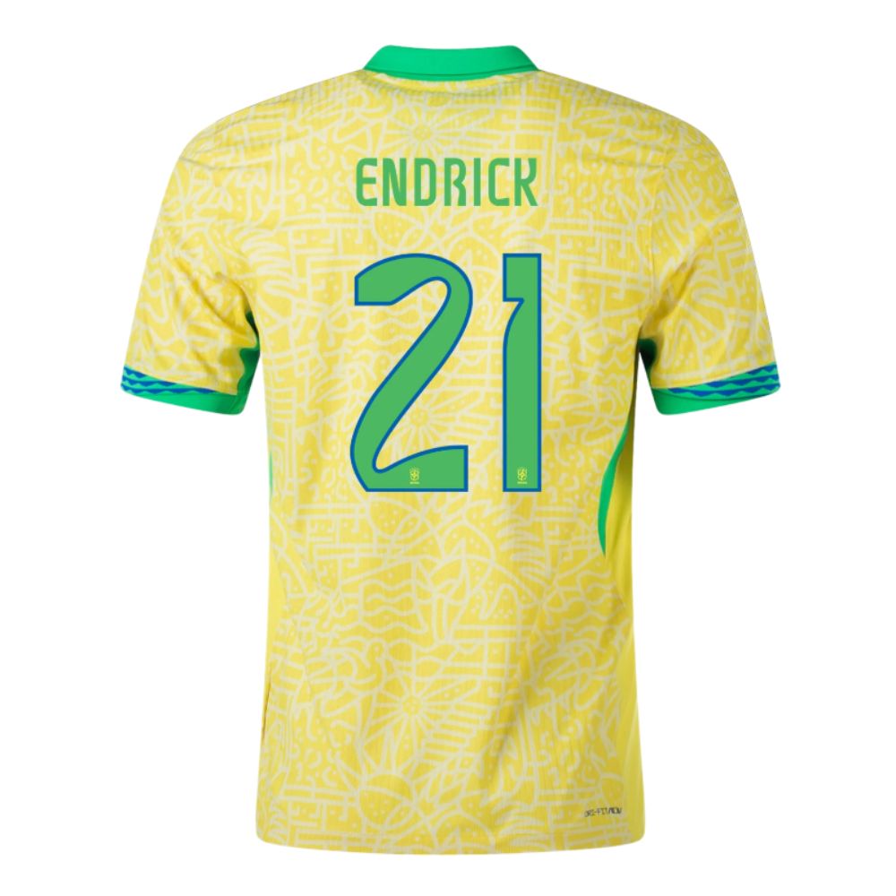 Maillot Bresil Domicile 2024 2025 Endrick | Foot Dealer