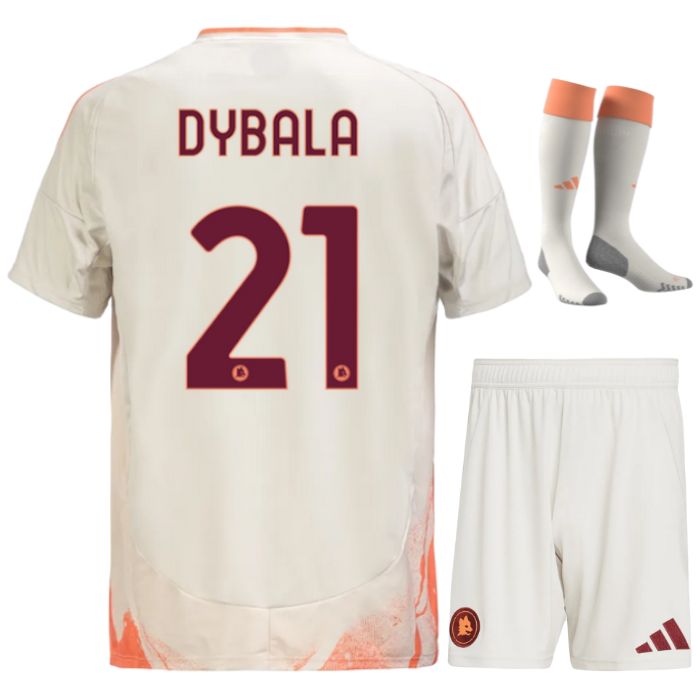 Maillot Kit Enfant AS Roma Exterieur 2024 2025 Dybala | Foot Dealer
