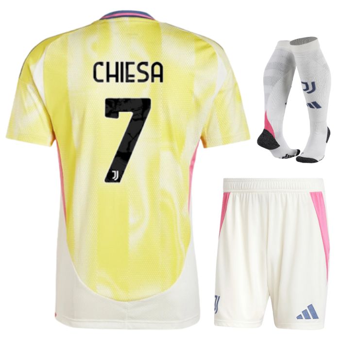 Maillot Kit Enfant Juventus Exterieur 2024 2025 Chiesa | Foot Dealer