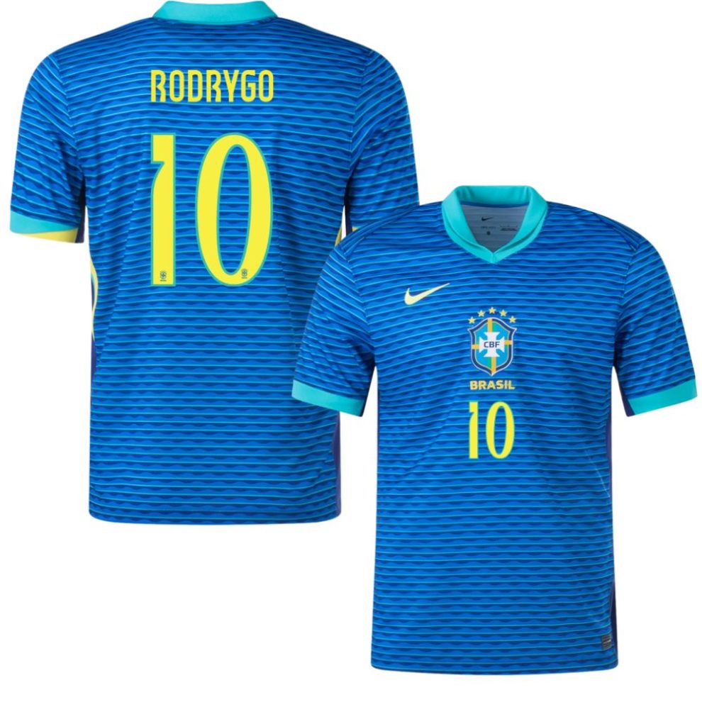 Brazil Away Jersey 2024 2025 Rodrygo | Umthengisi weBhola