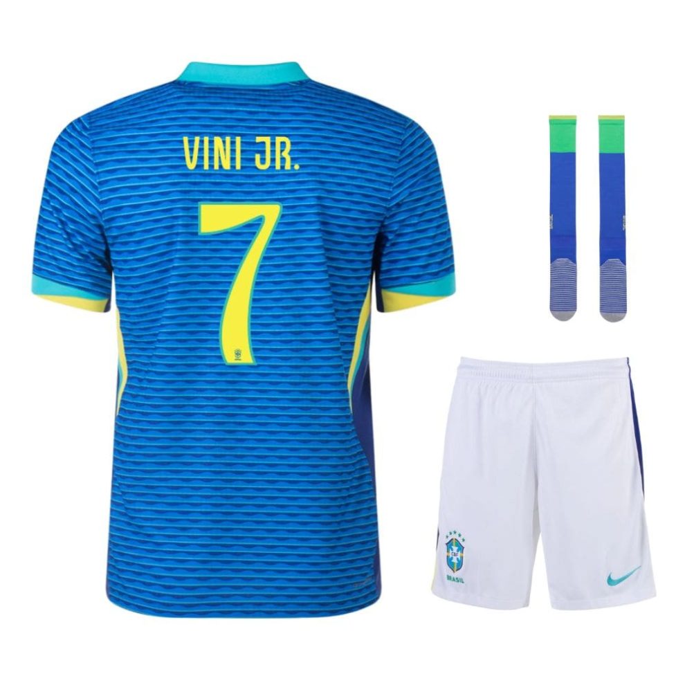 Maillot Kit Enfant Bresil Exterieur 2024 2025 Vini JR | Foot Dealer