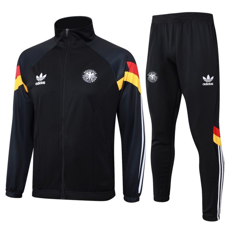 Germany Tracksuit Jacket 2024 2025 Dark Black | Foot Dealer