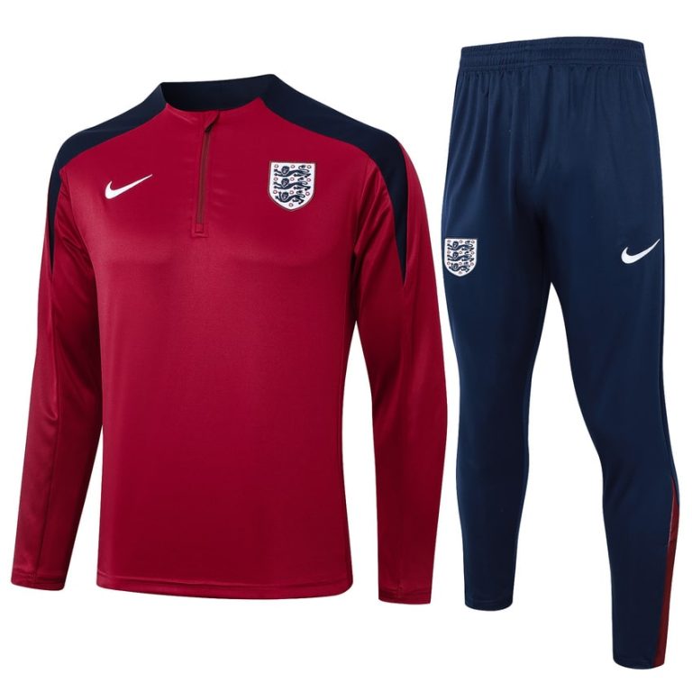 England Training Tracksuit 2024 2025 Red | Eu CONPARATOR