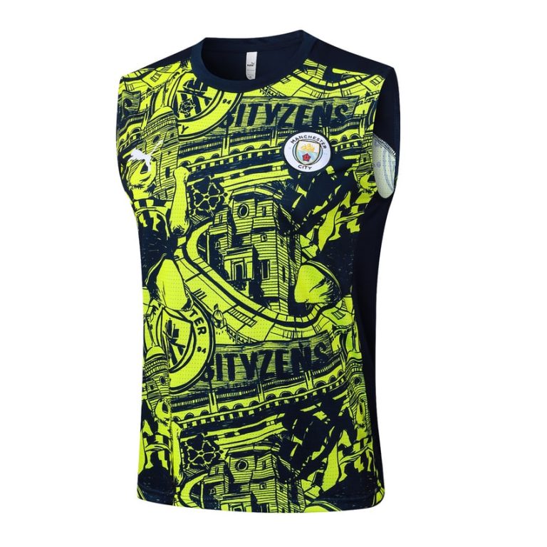 Tank Top Short Manchester City 2025 2026 Donkel Schwaarz | Fussballhändler