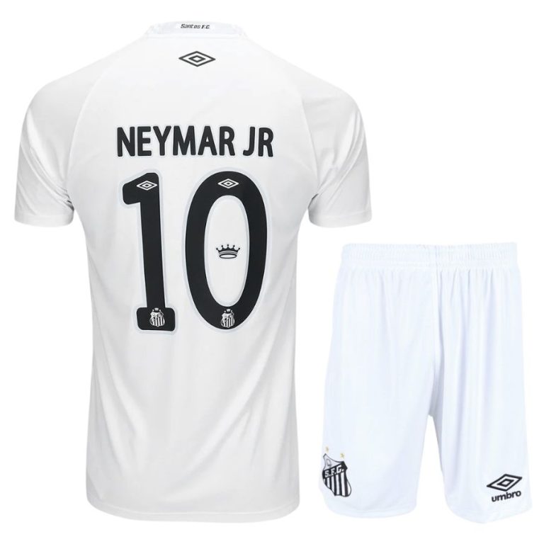 Santos Home Kit Kids Jersey 2025 2026 Neymar JR | Foot Dealer