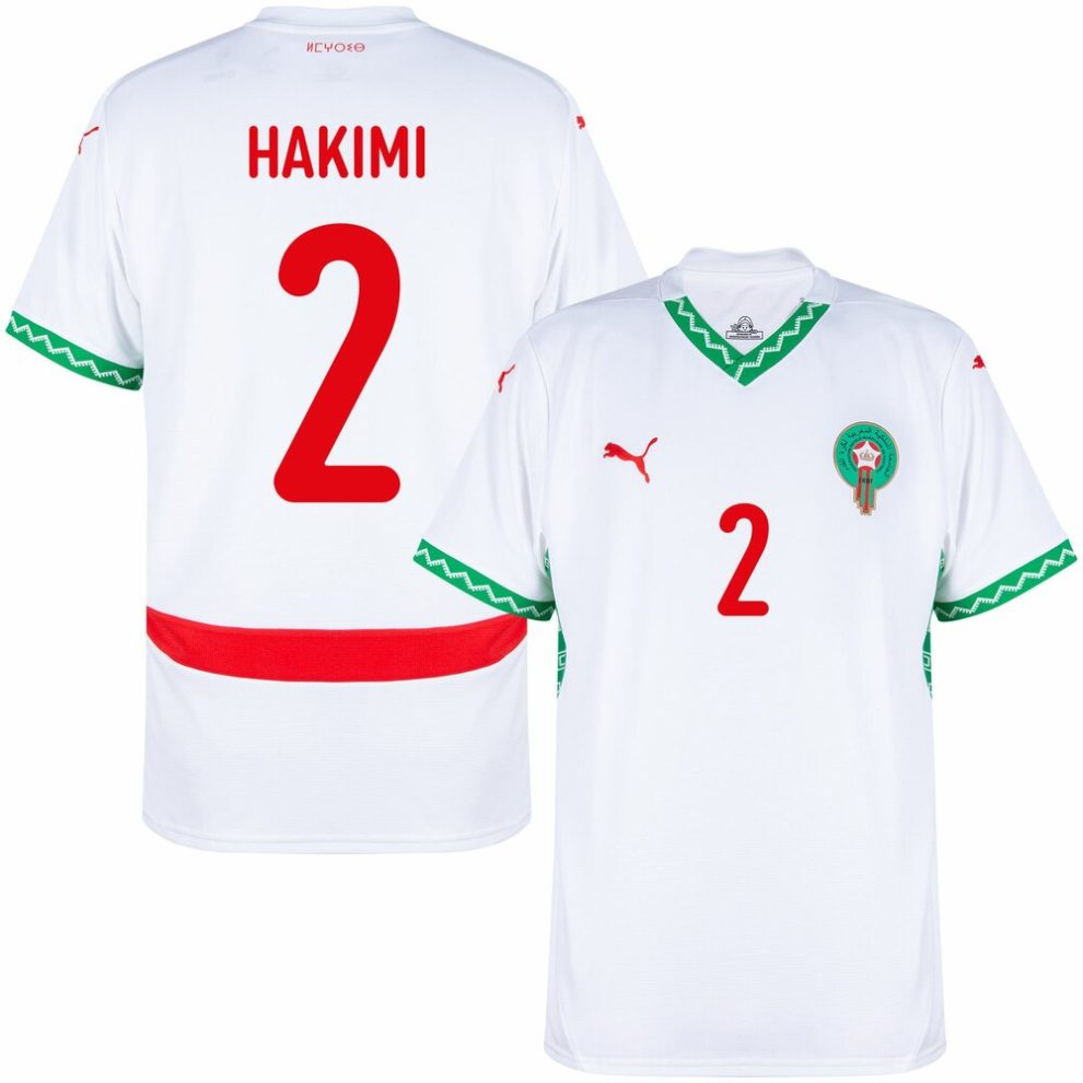 Morocco Away Jersey 2025 2026 Hakimi | Muuzaji wa Miguu