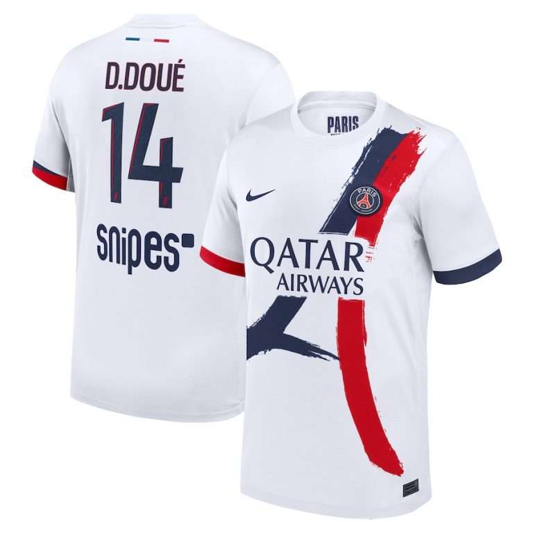 Maillot Kit Enfant PSG Domicile 2024 2025 Désiré Doué | Foot Dealer