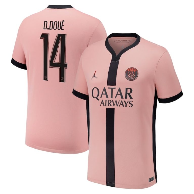 Maillot PSG Third 2024 2025 Désiré Doué | Foot Dealer
