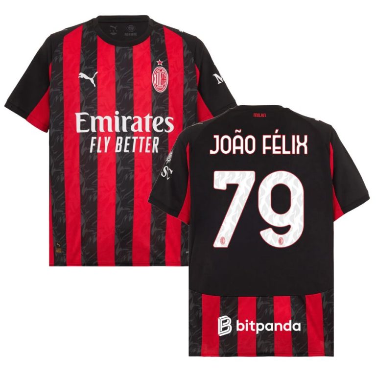 Camiseta local del AC Milan 2025-2026 Joao Félix | Distribuidor de pies