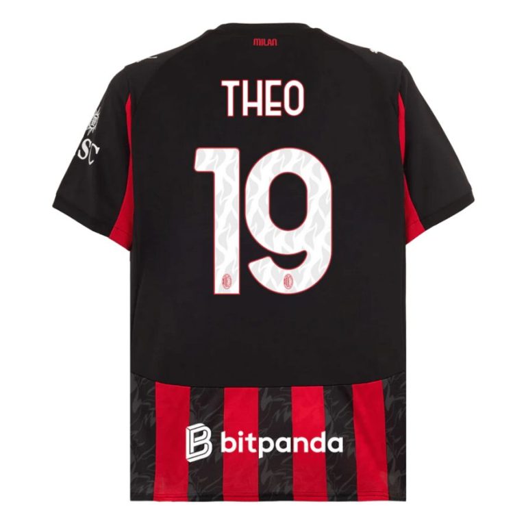 Maglia AC Milan Home 2025 2026 Theo | Venditore di football