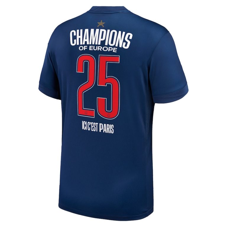 Maillot Match PSG Champions D'Europe 2025 1 Etoile | Foot Dealer
