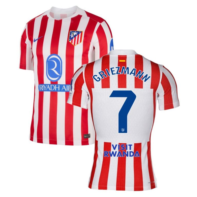 Maillot Atletico Madrid Domicile 2025 2026 Griezmann | Foot Dealer