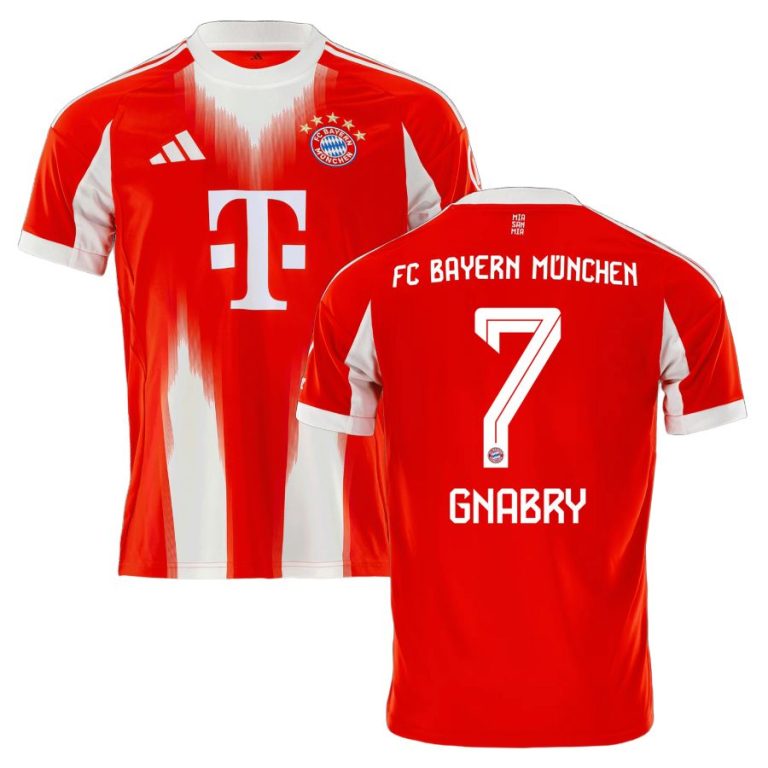 Bayern Munich Home Jersey 2025 2026 Gnabry | Football Dealer
