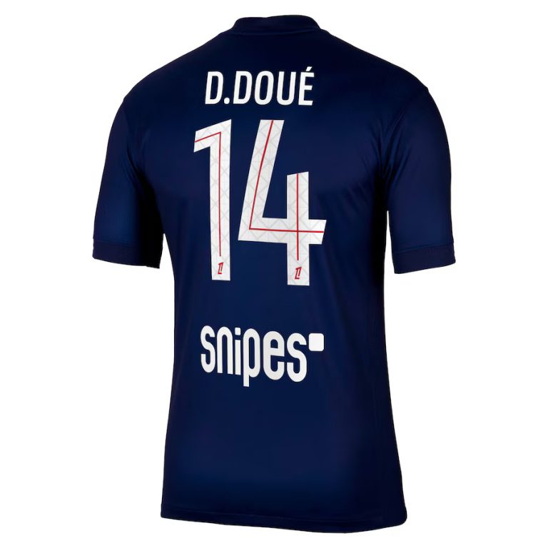 Maillot PSG Domicile 2025 2026 Désiré Doué | Foot Dealer