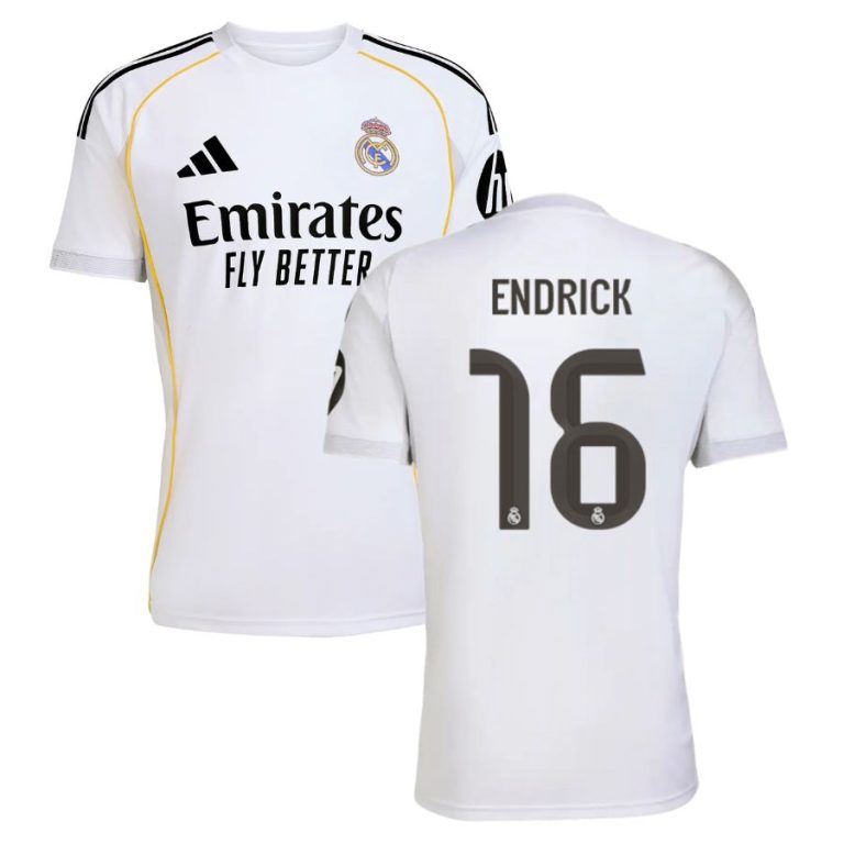 Real Madrid Home Shirt 2025 2026 Endrick | Foot Dealer