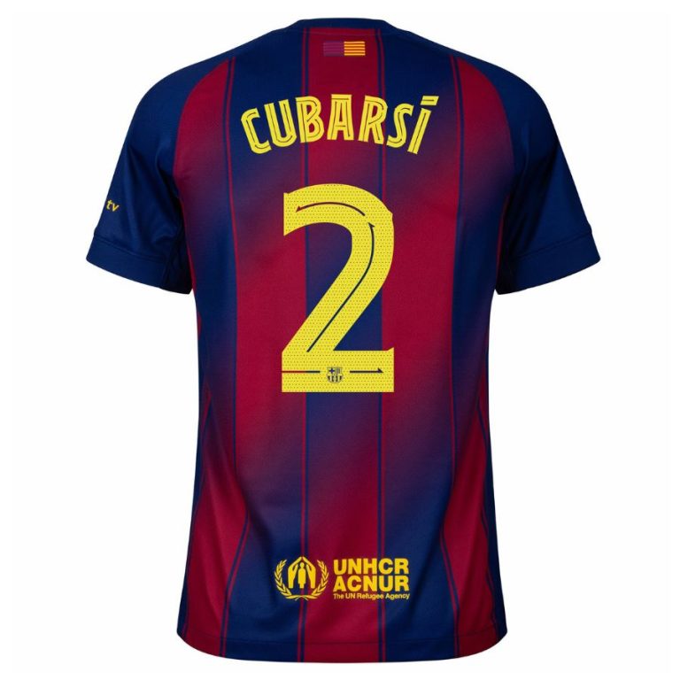 Barca Home Kit Kids Shirt 2025 2026 Cubarsi | Foot Dealer