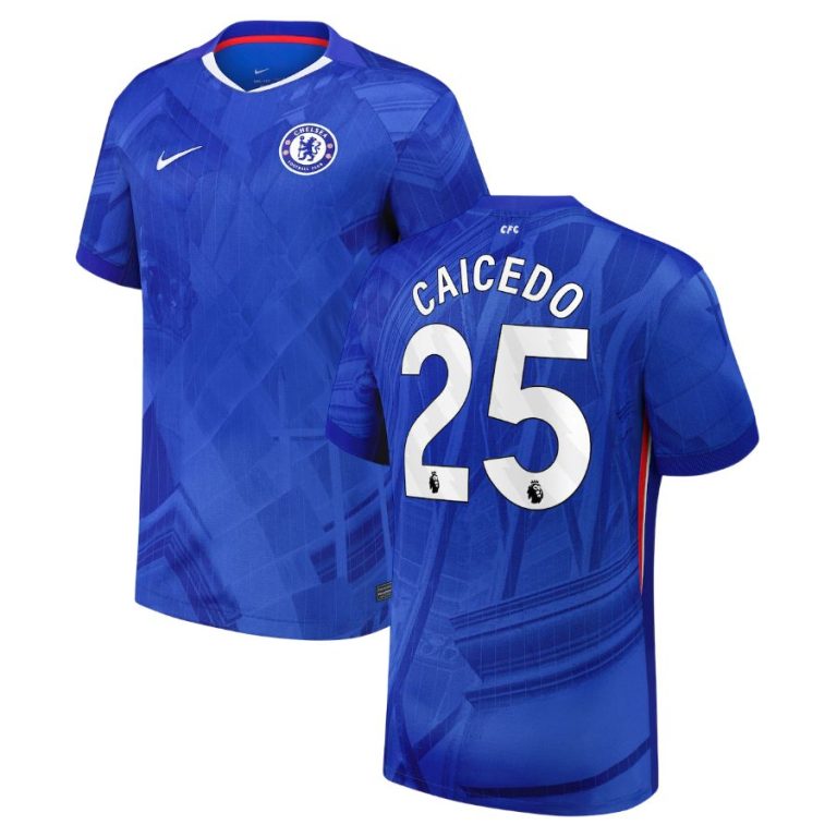 Camiseta local del Chelsea 2025-2026 de Caicedo | Foot Dealer