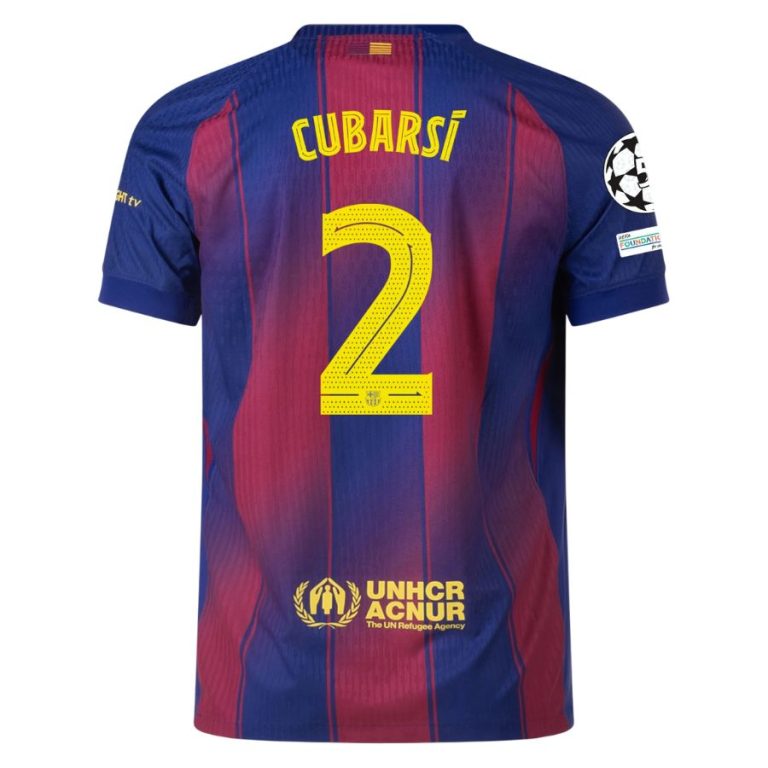 Maillot Match Barca Domicile 2025 2026 Cubarsi UCL | Foot Dealer