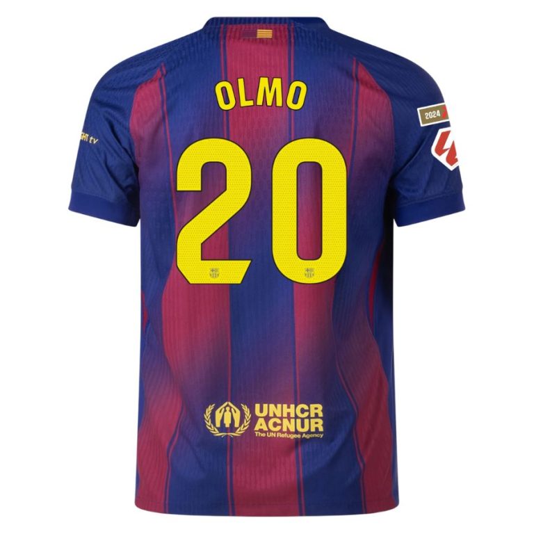 Gêm Gartref Barca Jersey 2025 2026 Olmo La Liga | Deliwr Pêl-droed