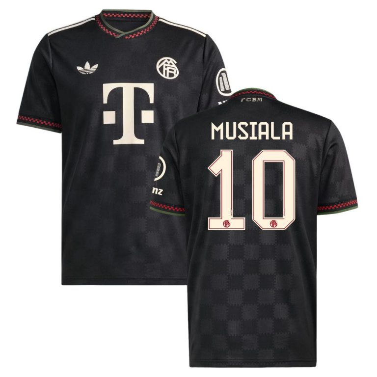 Bayern Munich Third Jersey 2025 2026 Musiala | Mohoebi oa bolo ea maoto