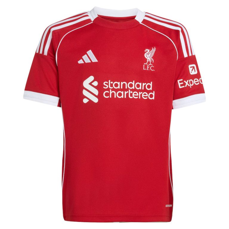 Gyermek Liverpool Home Jersey 2025 2026 | Futballkereskedő