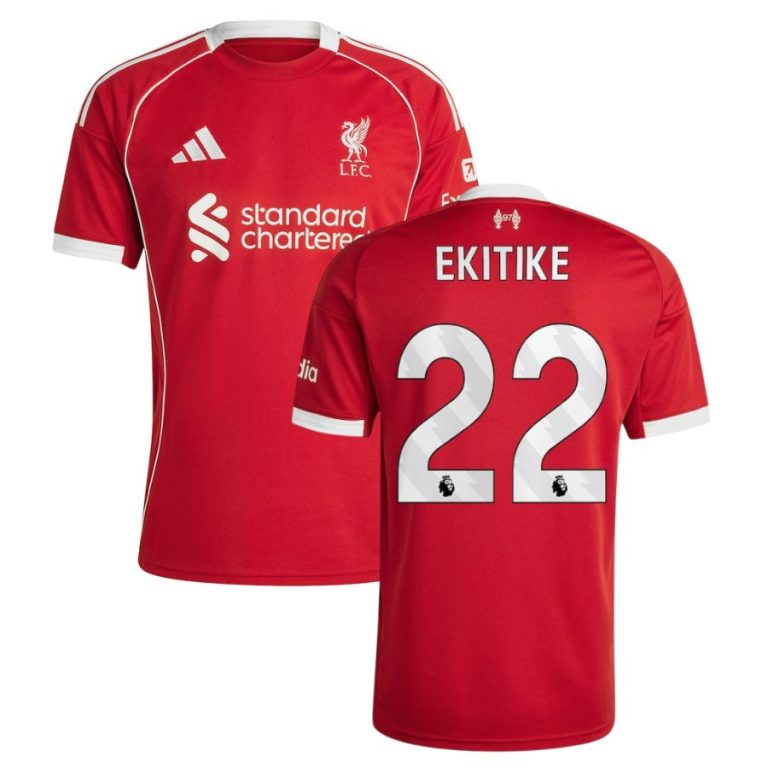 Maglia Liverpool Home 2025 2026 EKITIKE | Rivenditore di Football