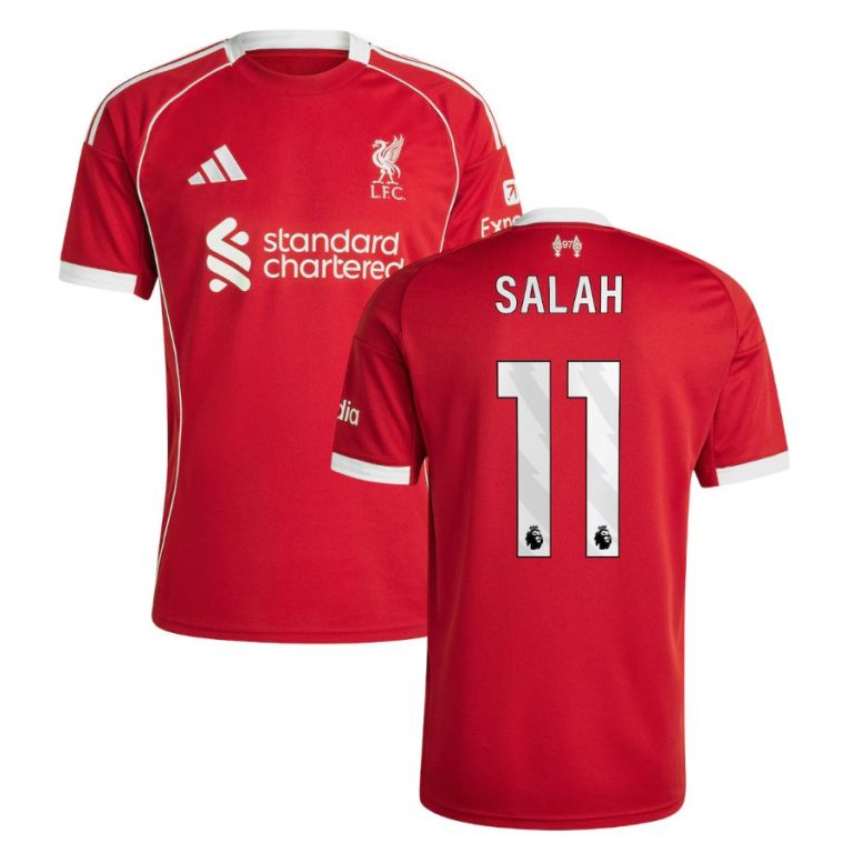 Liverpool Home Jersey 2025 2026 Salah | Football Dealer