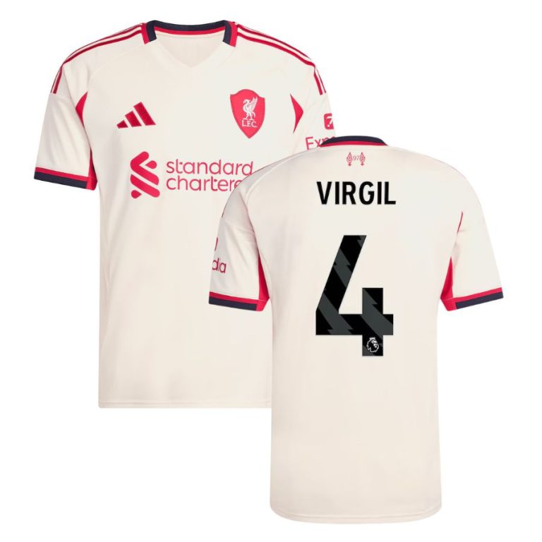 Camiseta de visitante del Liverpool 2025 2026 Virgilio | Distribuidor ...