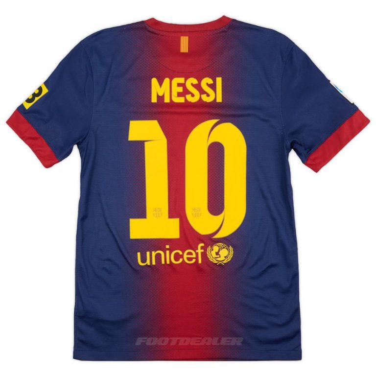 Camiseta de local del Barça 2012 2013 Messi | Distribuidor de fútbol