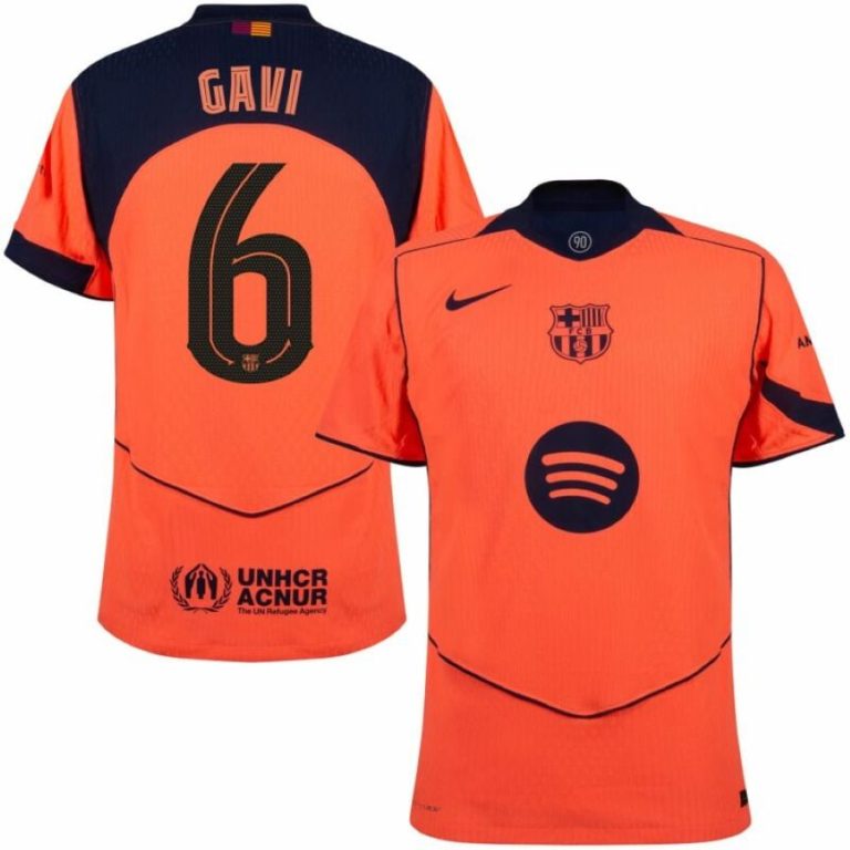 Barca Third Jersey 2025 2026 Gavi | Mohoebi oa bolo ea maoto