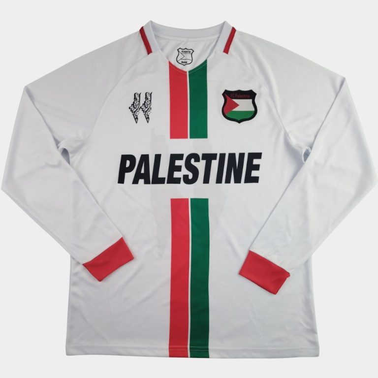 FC Palestine 2025 White Long Sleeve Jersey | Foot Dealer