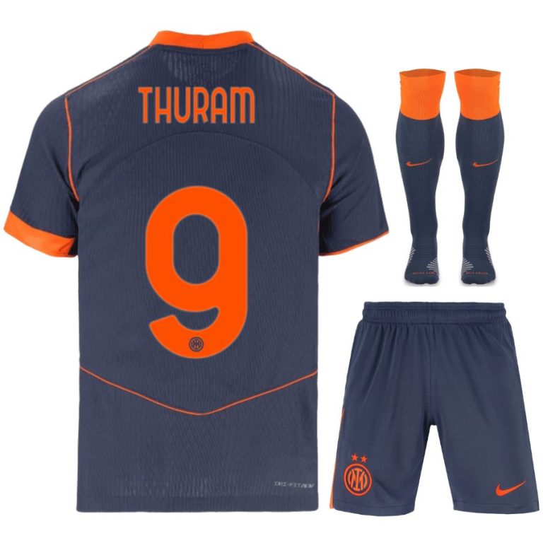 Inter Mailand Third Kids Kit Jersey 2025 2026 Lautaro | Fouss Händler